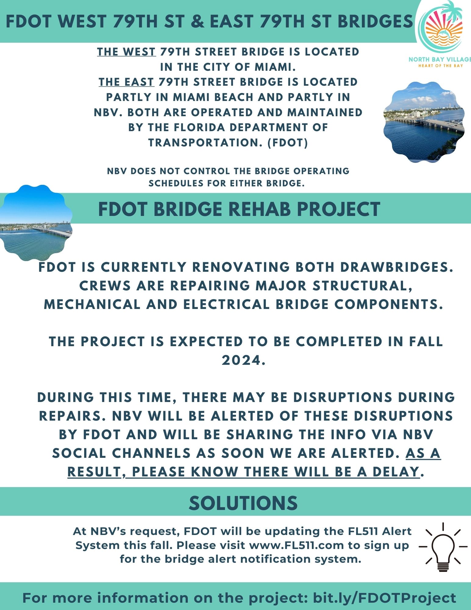 FDOT is currently renovating both the West 79th Street & East 79th ...