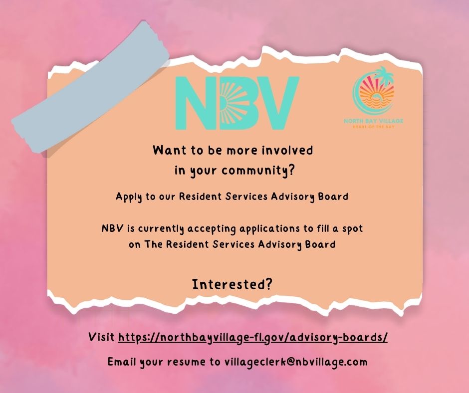 Want to be more involved in your community? Apply to our Resident ...