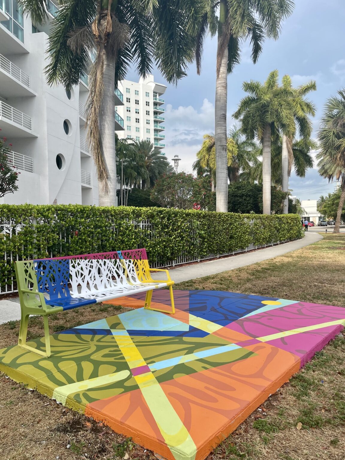 New Public Art Benches on Harbor Island – North Bay Village