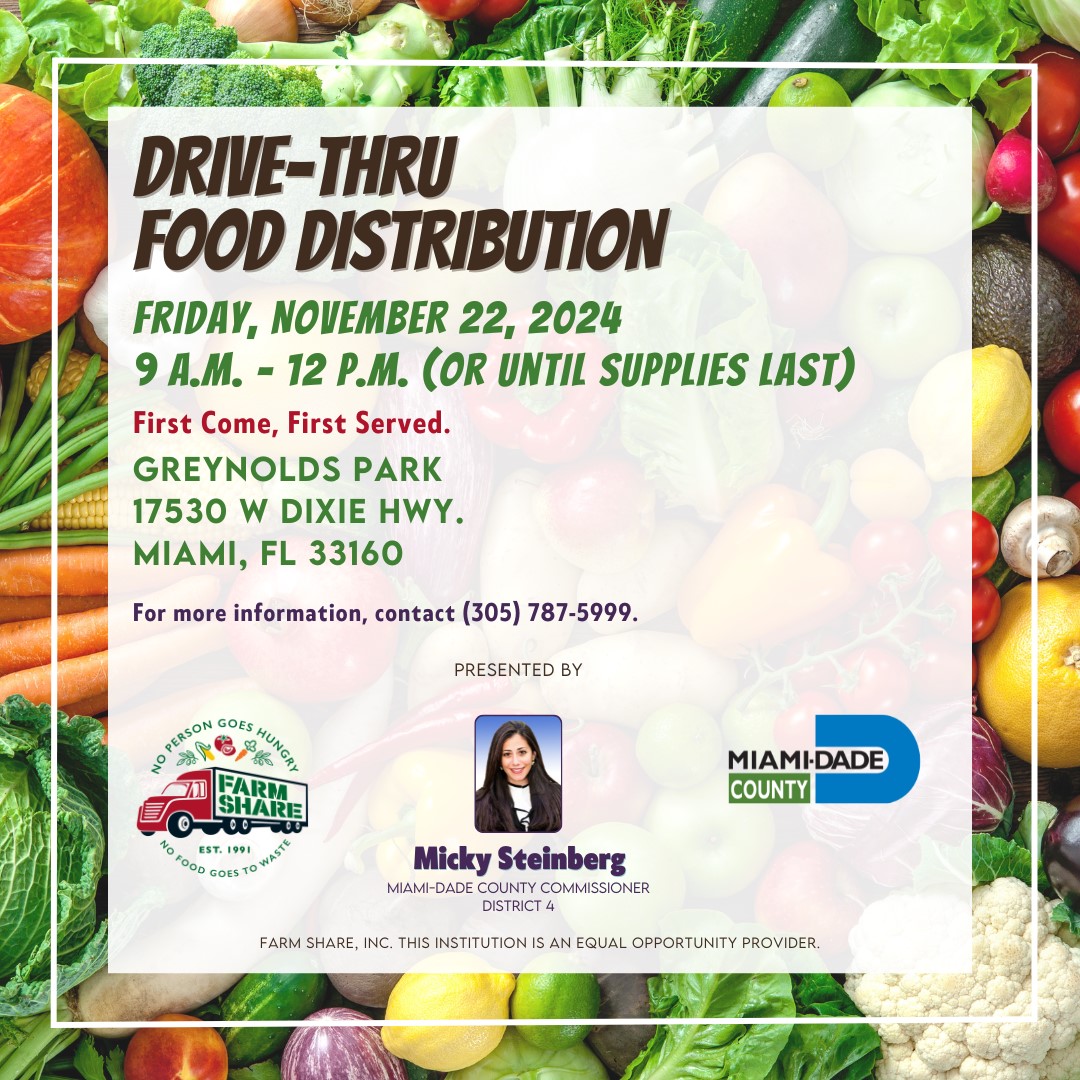 Drive-Thru Food Distribution – North Bay Village