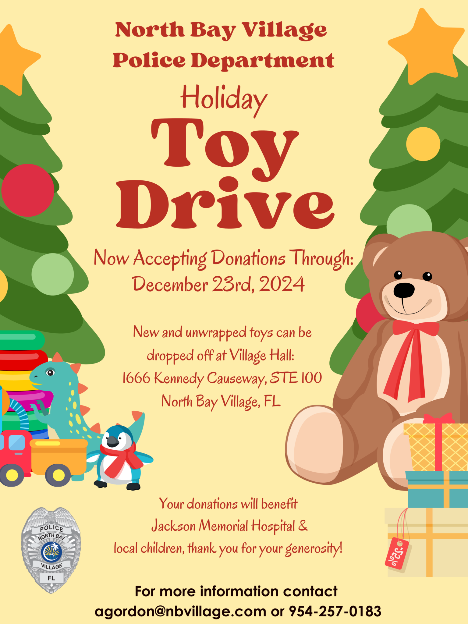 North Bay Village Police Department Hosts Annual Holiday Toy Drive ...